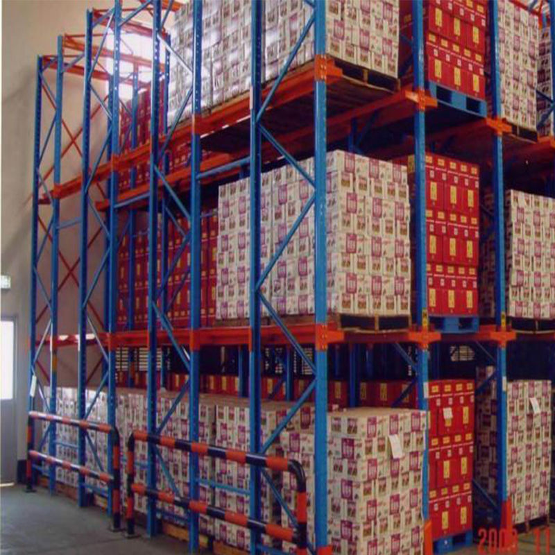 High Density Pallet Racking Shelving Double Deep Rack Storage Warehouse ...