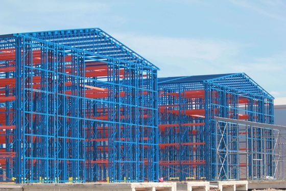 Automated Pallet Rack Supported Building ASRS System Warehouse Storage