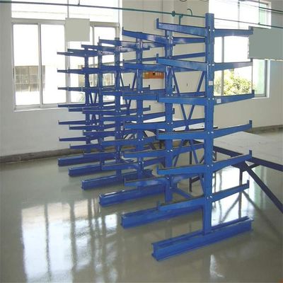 Orange Storage Warehouse Cantilever Racking Systems Solution Galvanized ...