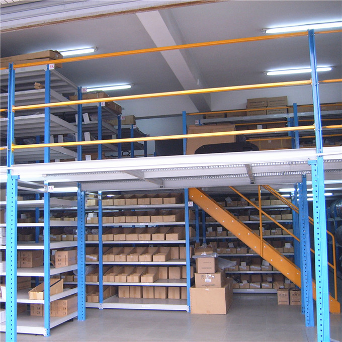 Warehouse Industrial Mezzanine Racking System Storage Flooring